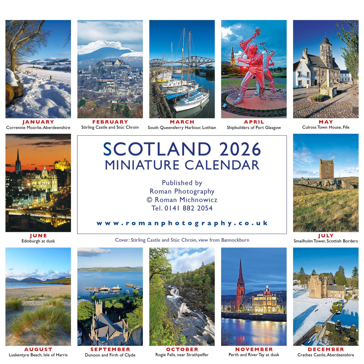 Scotland Miniature 2026 Calendar – Coorie In Gourock